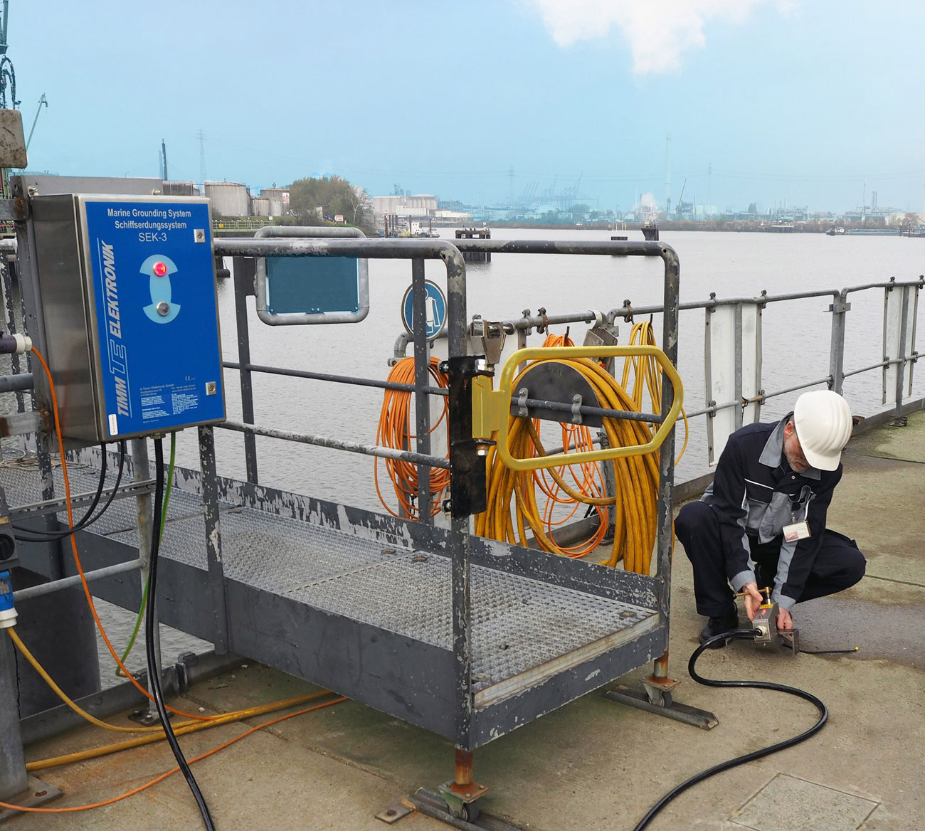 System kontroli uziemienia tankowców morskich SEK3 - CORONA Serwis